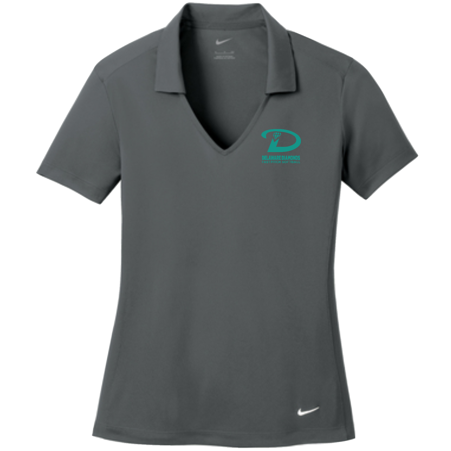 Nike Ladies Dri-FIT Vertical Mesh Polo – Tempted Tee's and Graphics